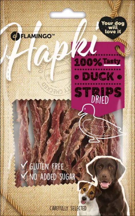 Flamingo Hapki strips met eend 85 gram