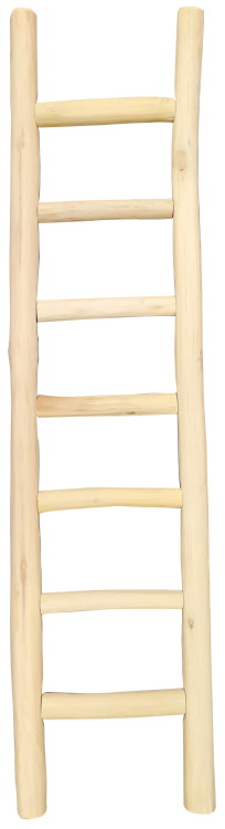 Java houten ladder 100 cm x 25 cm